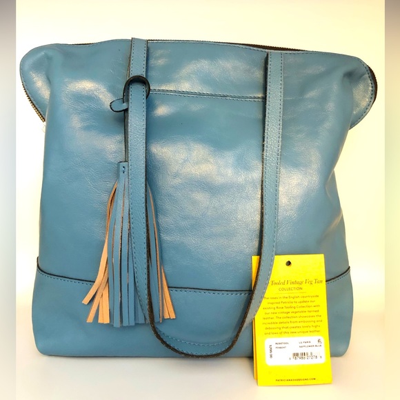 Patricia Nash | Bags | Patricia Nash Large Paris Safflower Blue Bag ...